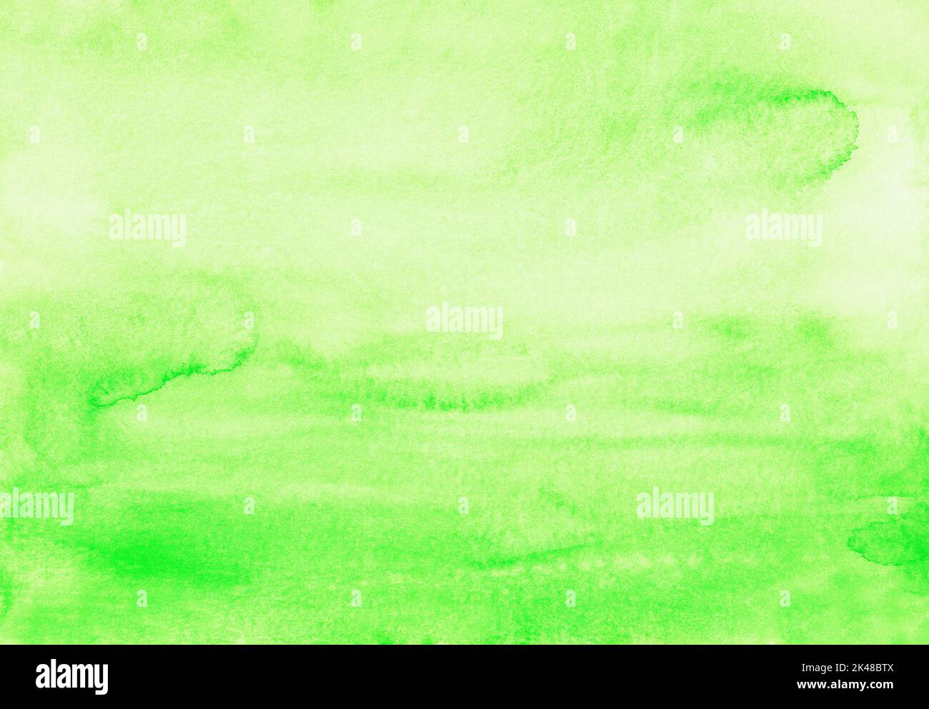 Watercolor light green yellow ombre background texture. Watercolour ...