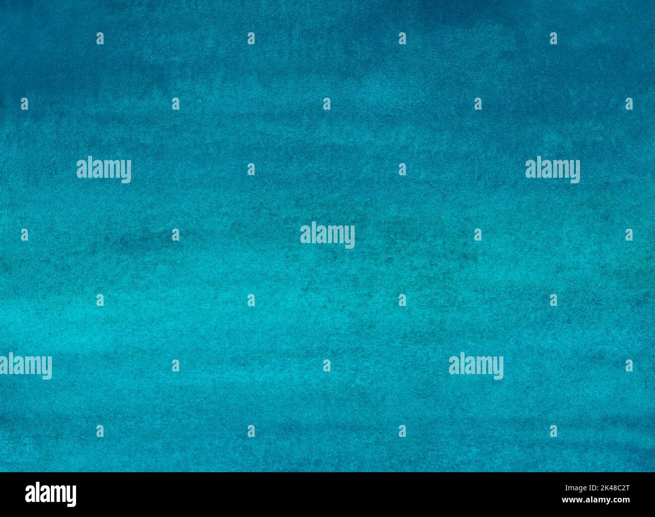 Watercolor cyan gradient background. Artistic calm turquoise ombre ...