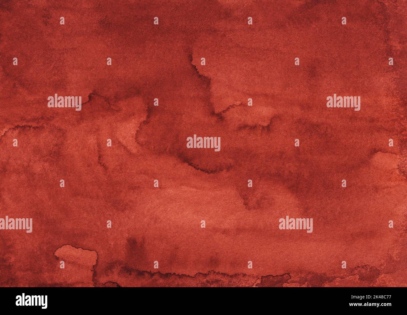 Watercolor deep scarlet texture background hand painted. Liquid red ...