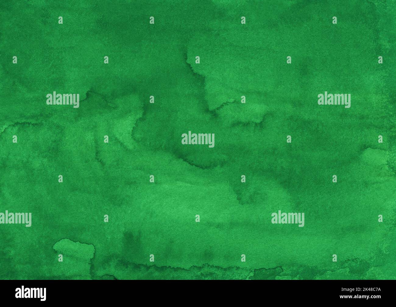 Watercolor kelly green background. Stains on paper. Artistic backdrop ...