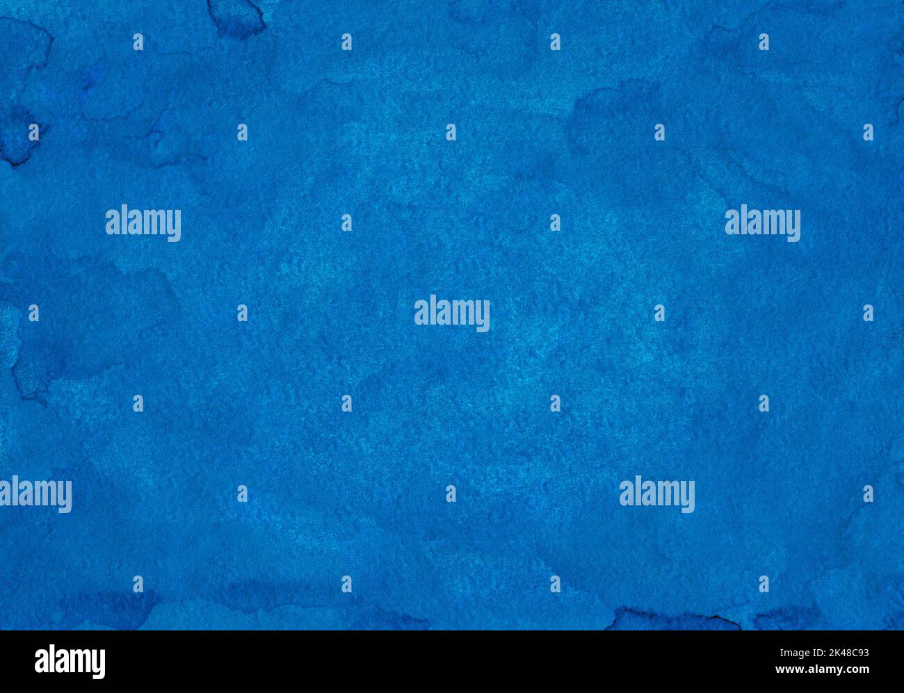 Watercolor blue background texture. Hand painted azure color backdrop ...