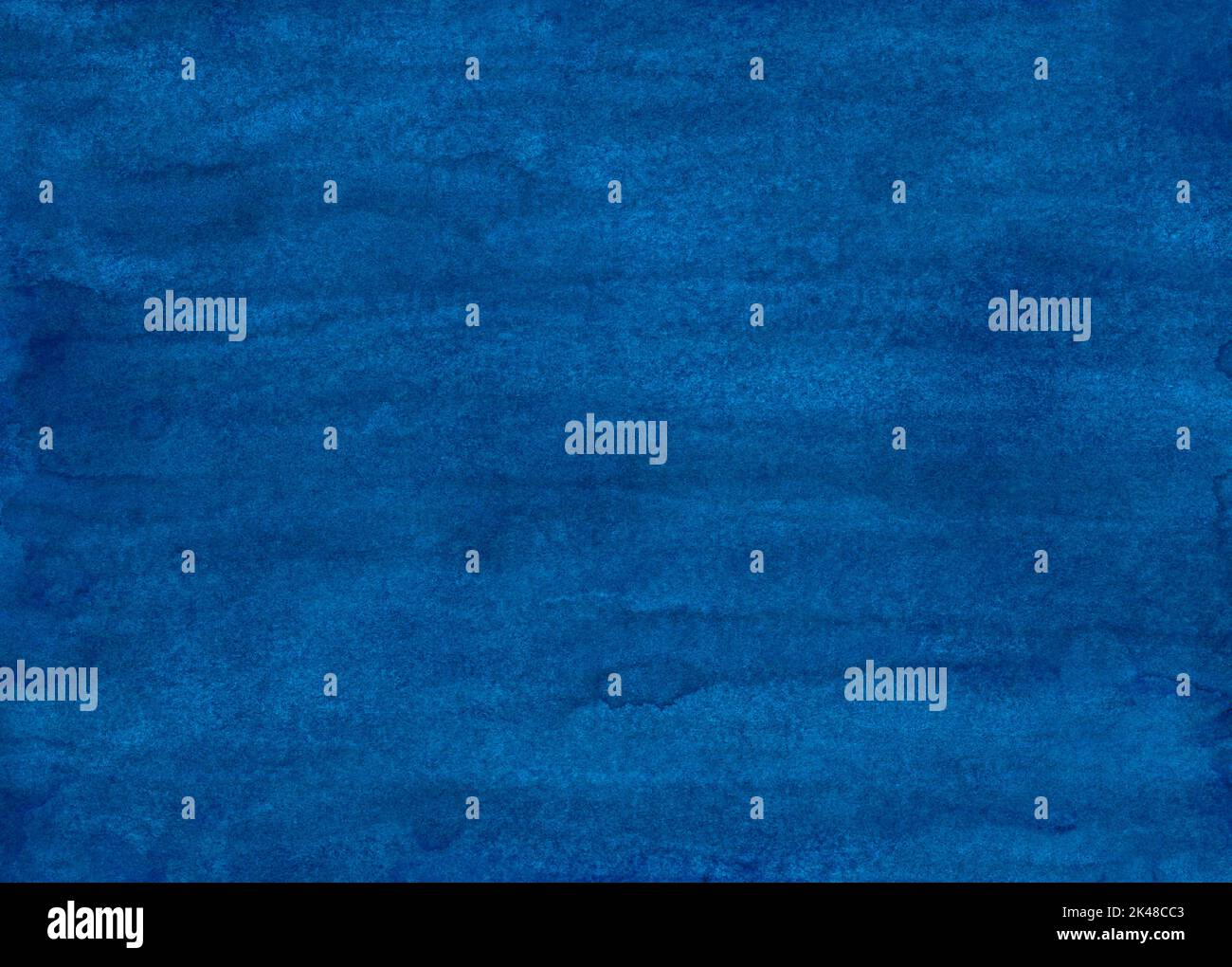 Watercolor deep blue background painting. Hand painted watercolour ...