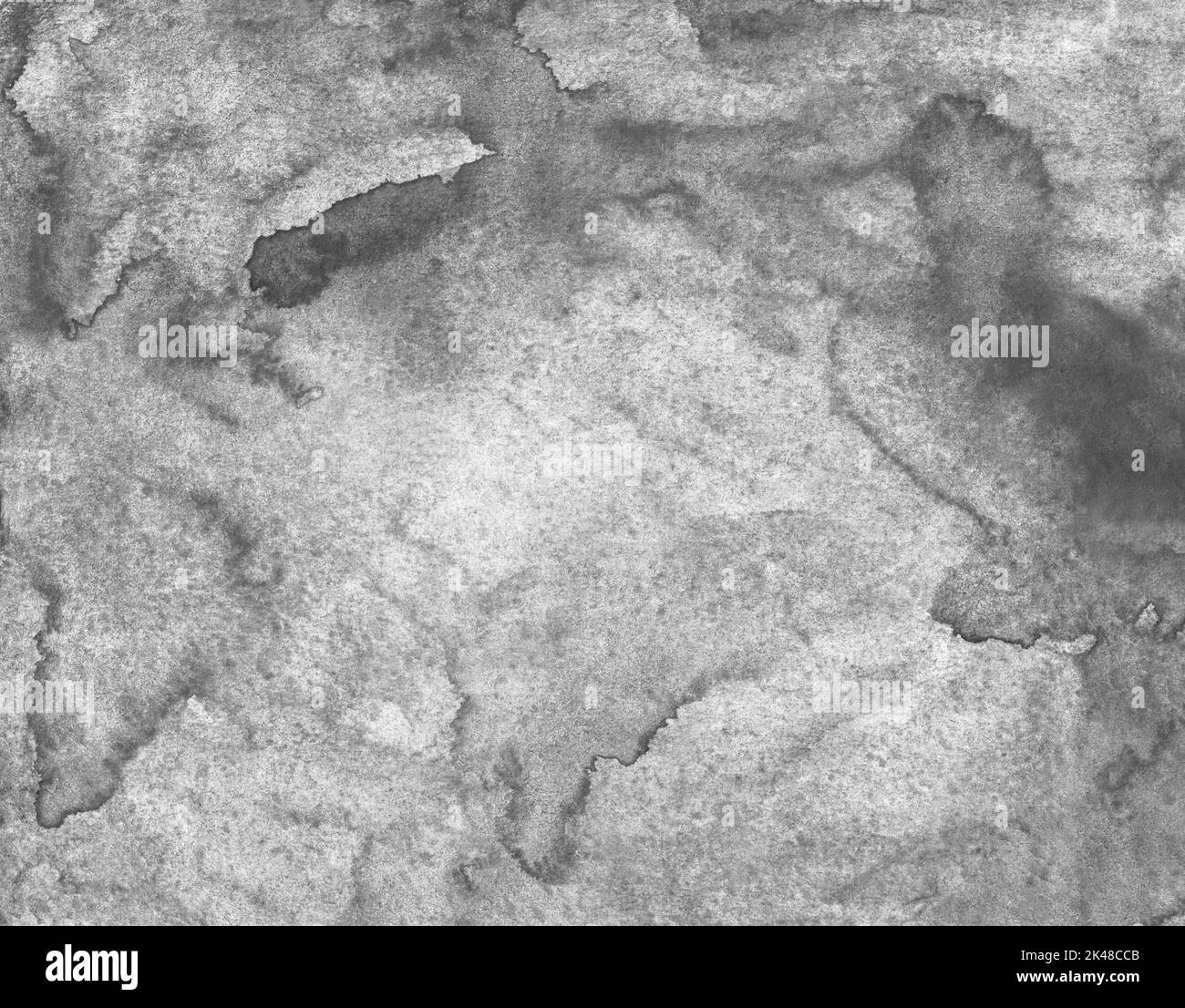 Watercolor gray background texture painting. Watercolour grunge ...