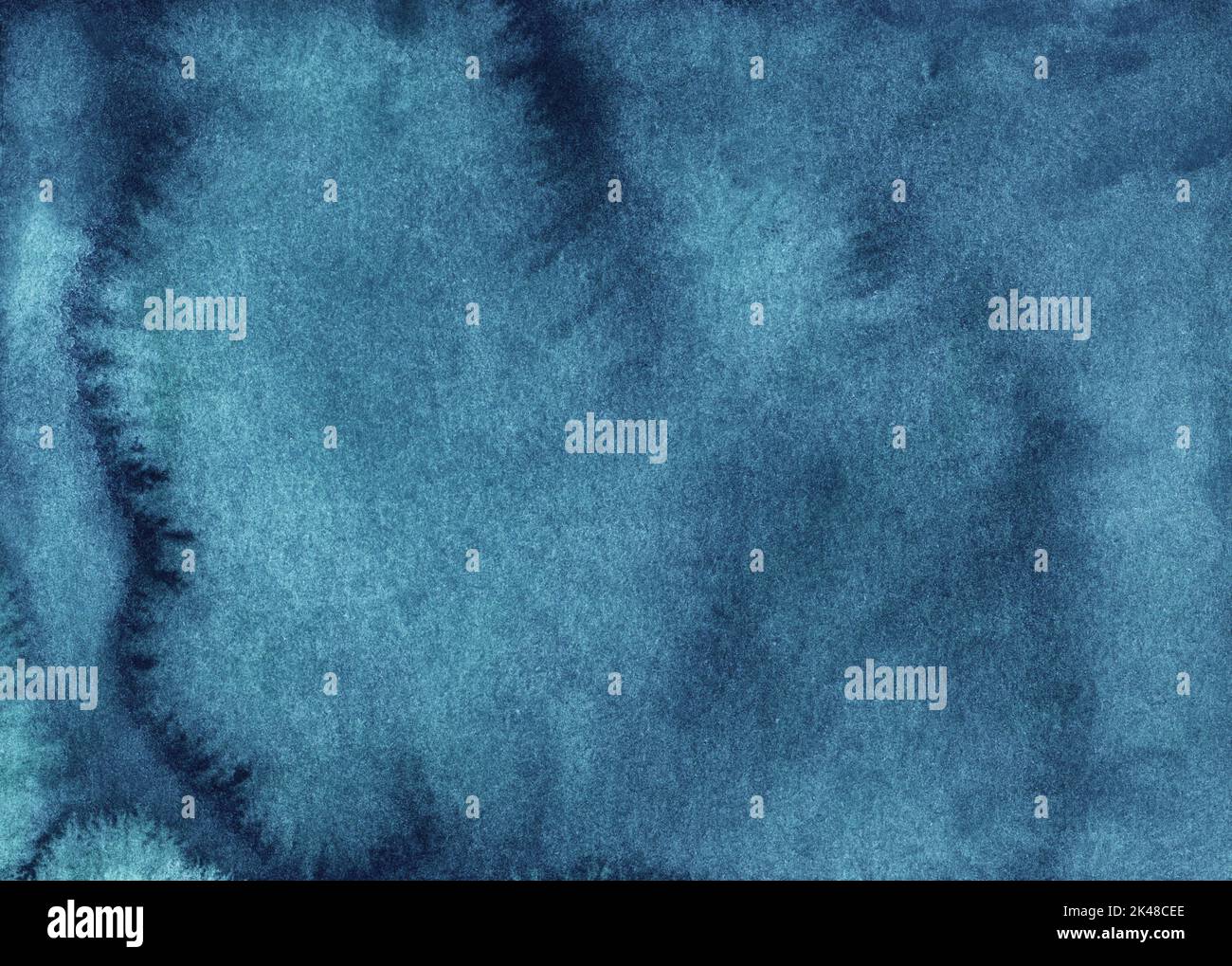 Watercolor deep blue gray background texture. Aquarelle abstract old ...