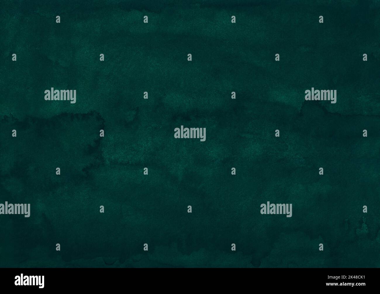 Watercolor deep green liquid background painting. Abstract dark spruce ...