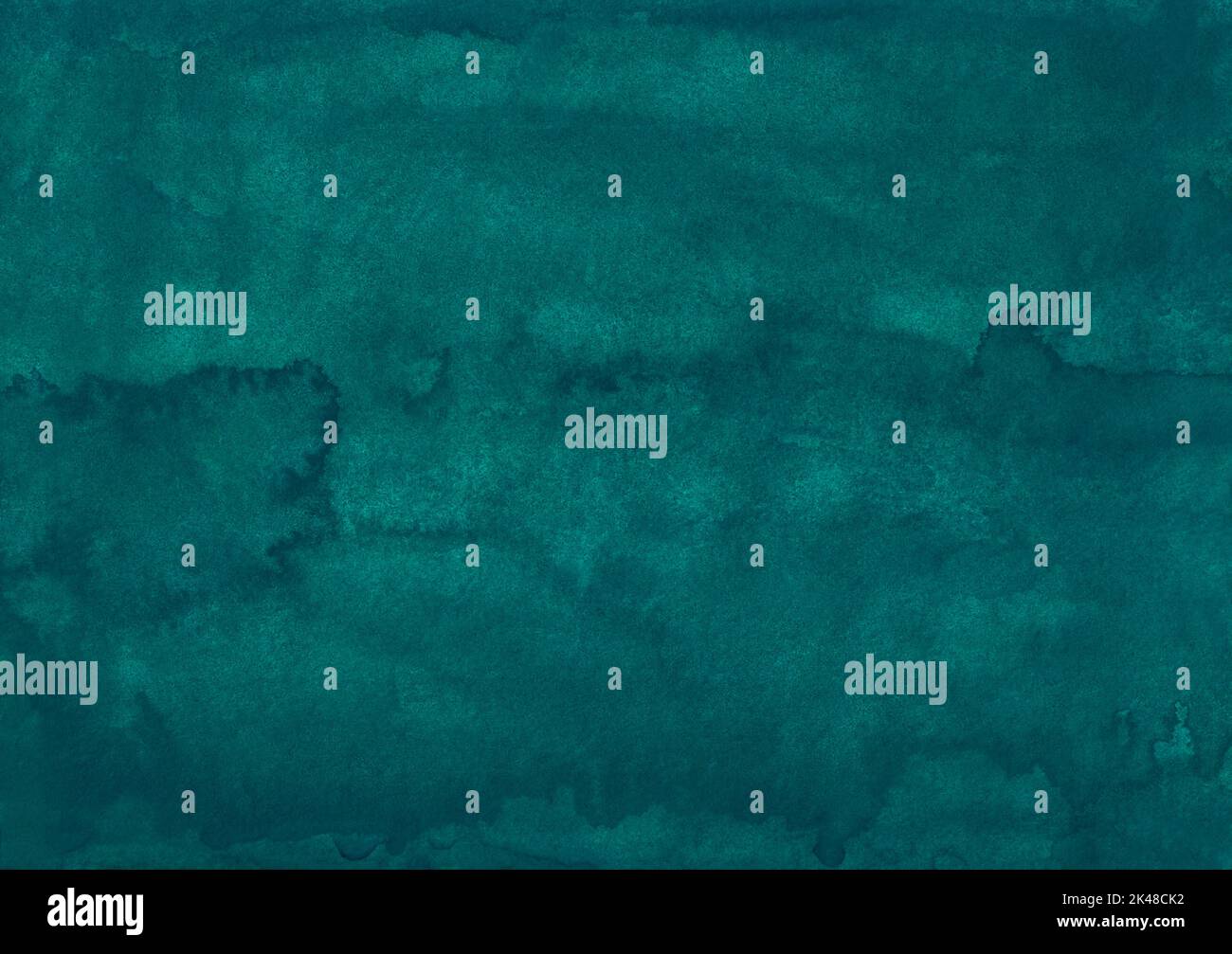 Watercolor deep teal green background painting. Vintage emerald ...