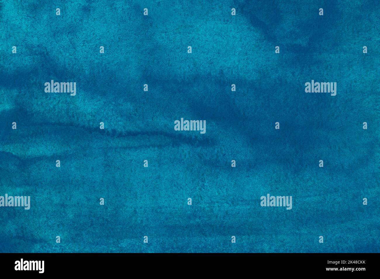 Watercolor deep peacock blue old background. Artistic liquid teal blue ...