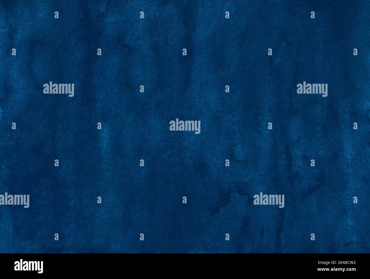 Watercolor deep blue liquid background painting texture. Azure backdrop ...