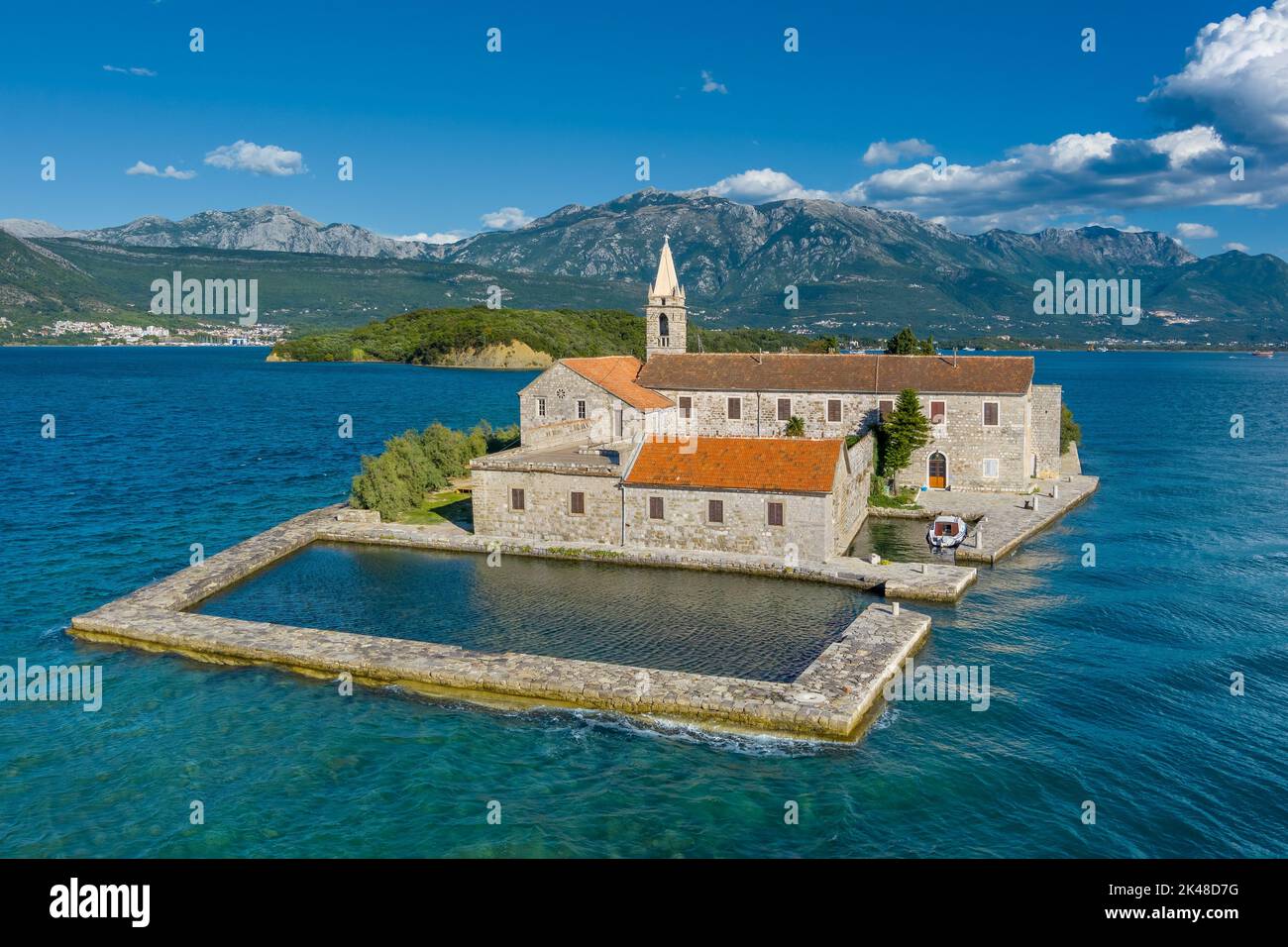 Island Gospa od Milosrda Montenegro Stock Photo - Alamy
