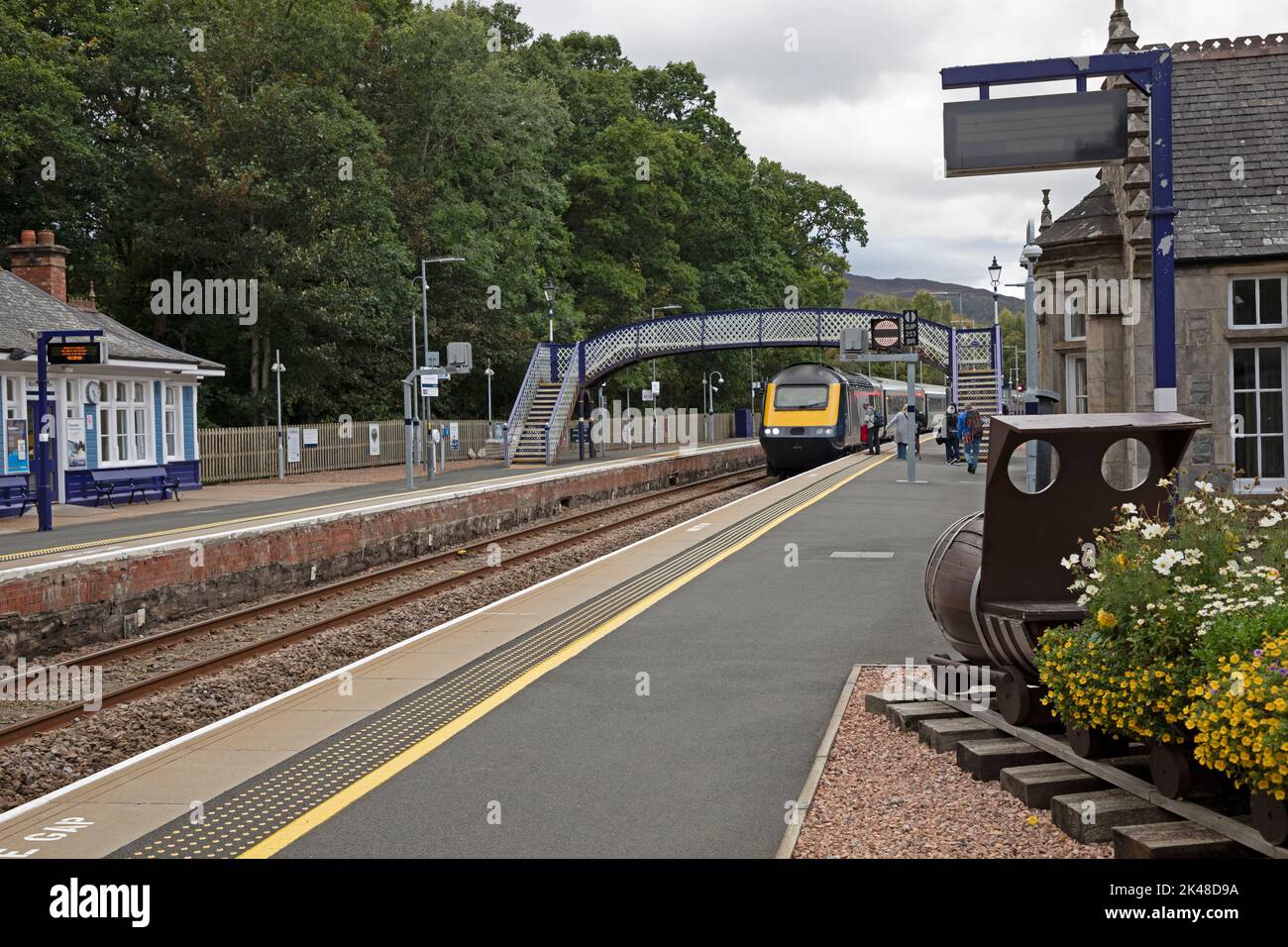 Pitlochry Train Station, Perthshire, Perth and Kinross, Scotland, UK ...