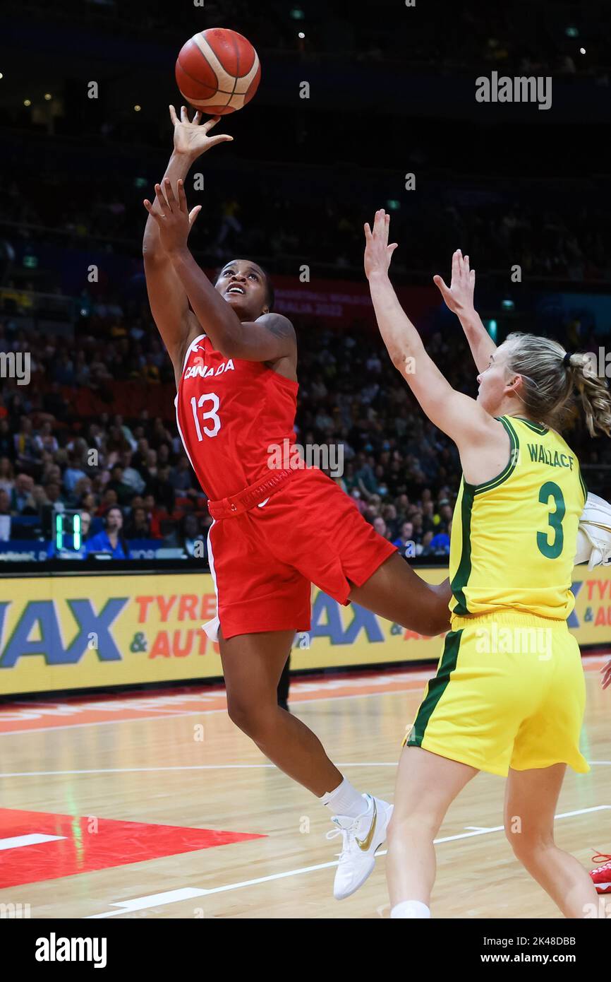 Sydney, Australia, 1 October, 2022. Shay Colley of Canada shoots ...