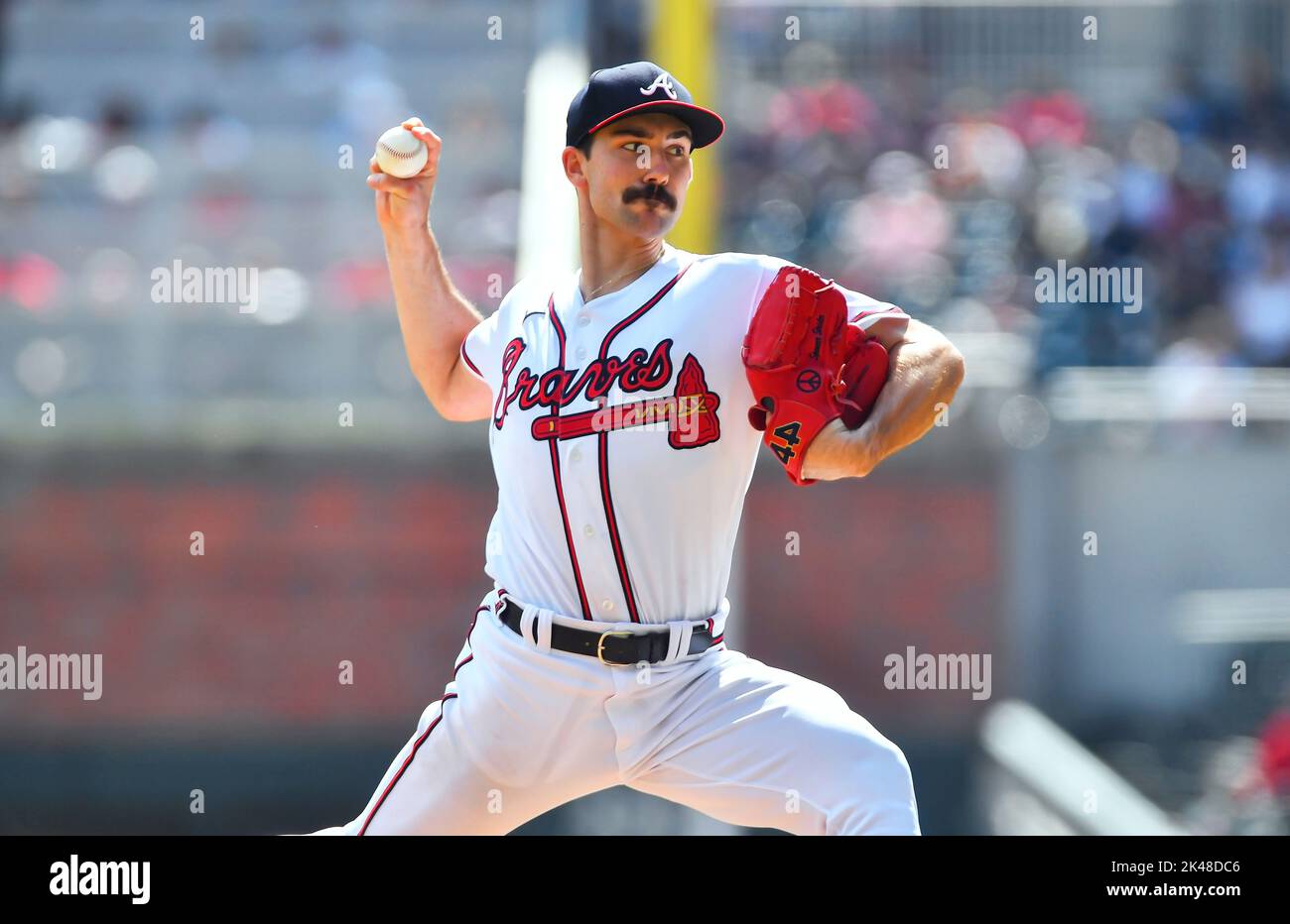 Atlanta, GA, USA. 18th Sep, 2022. Atlanta Braves pitcher Spencer ...