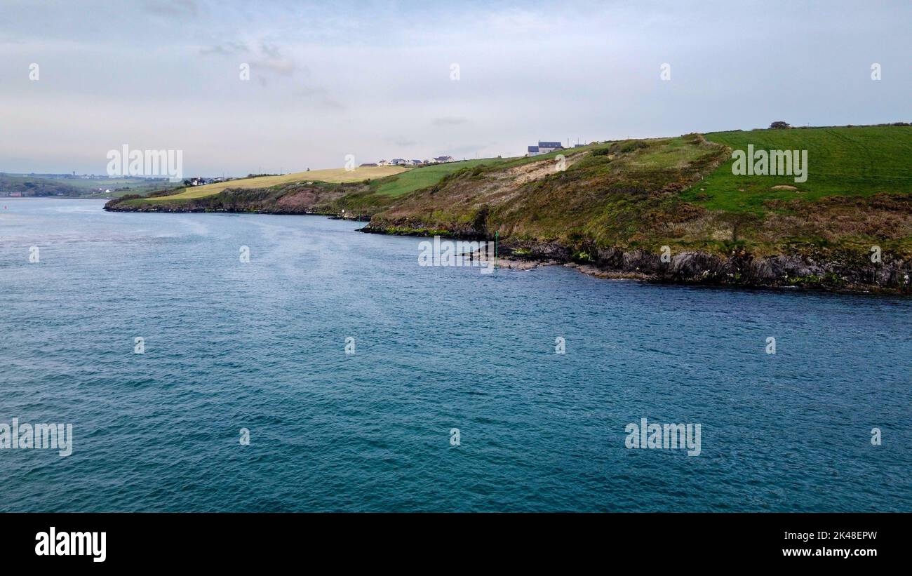 Beautiful sea. Clonakilty Bay, the coast of Ireland. Seaside landscape ...