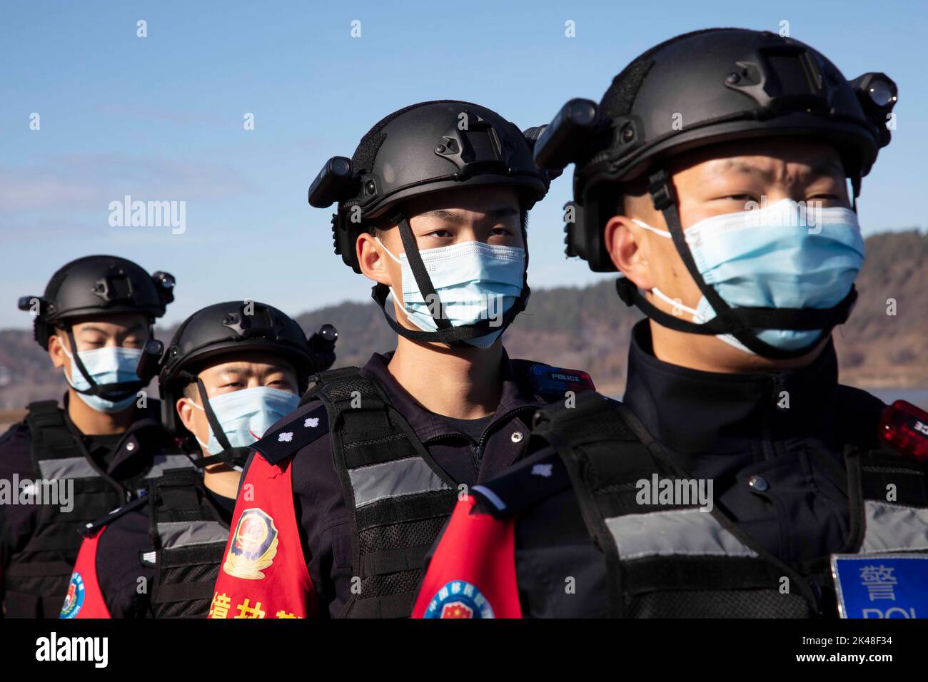 Chinese village police hi-res stock photography and images - Alamy