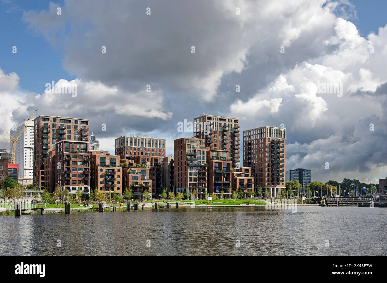 Rotterdam, The Netherlands, September 28, 2022: recently completed ...