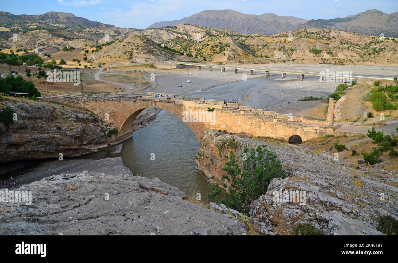 Cendere Bridge is an old structure located in Kahta district of ...