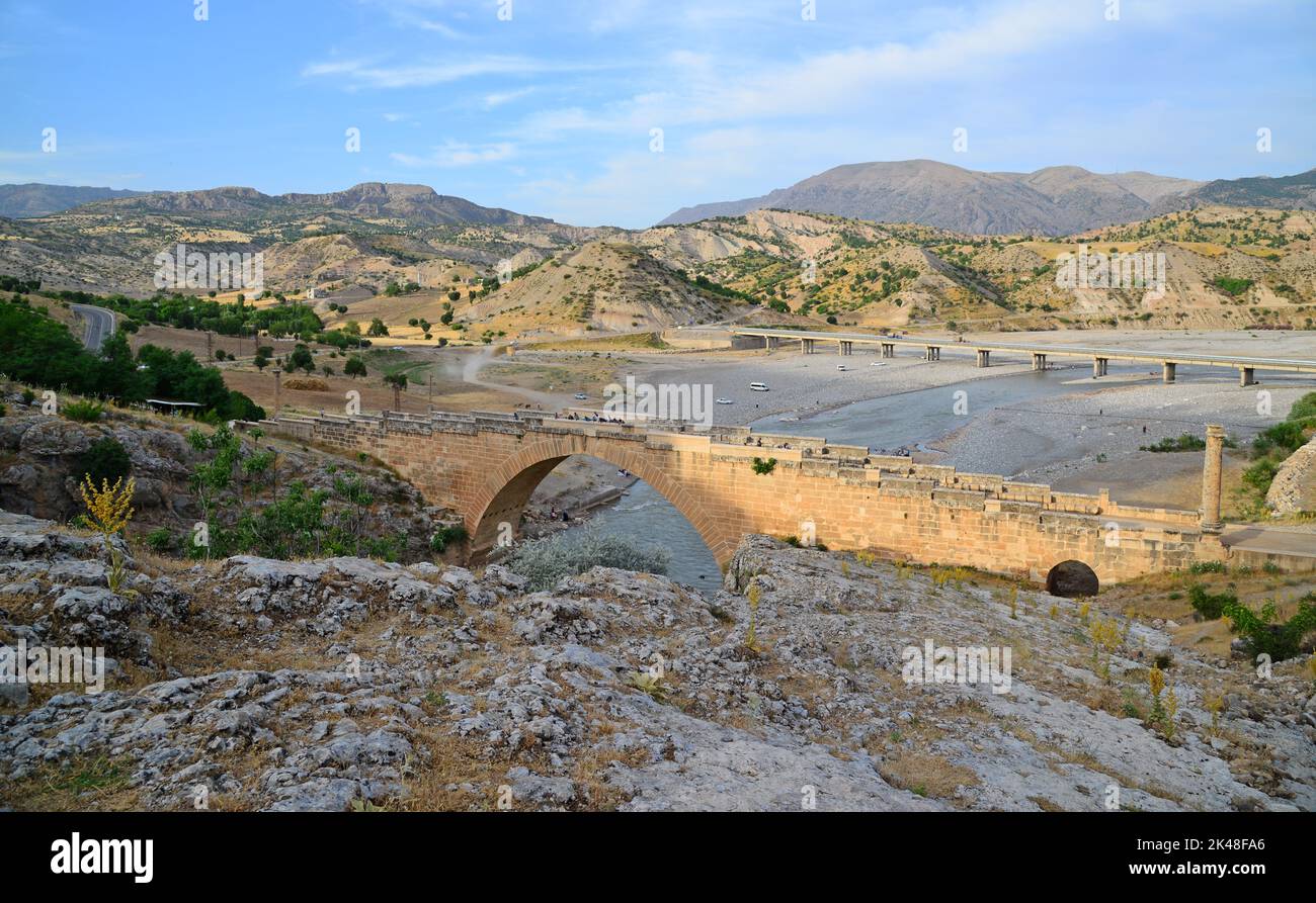 Cendere Bridge is an old structure located in Kahta district of ...