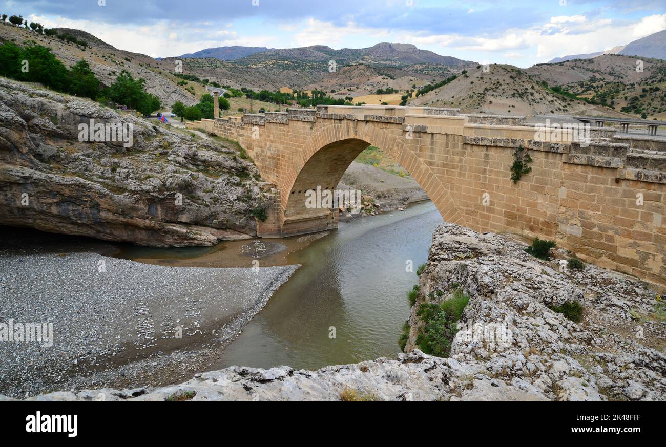 Cendere Bridge is an old structure located in Kahta district of ...