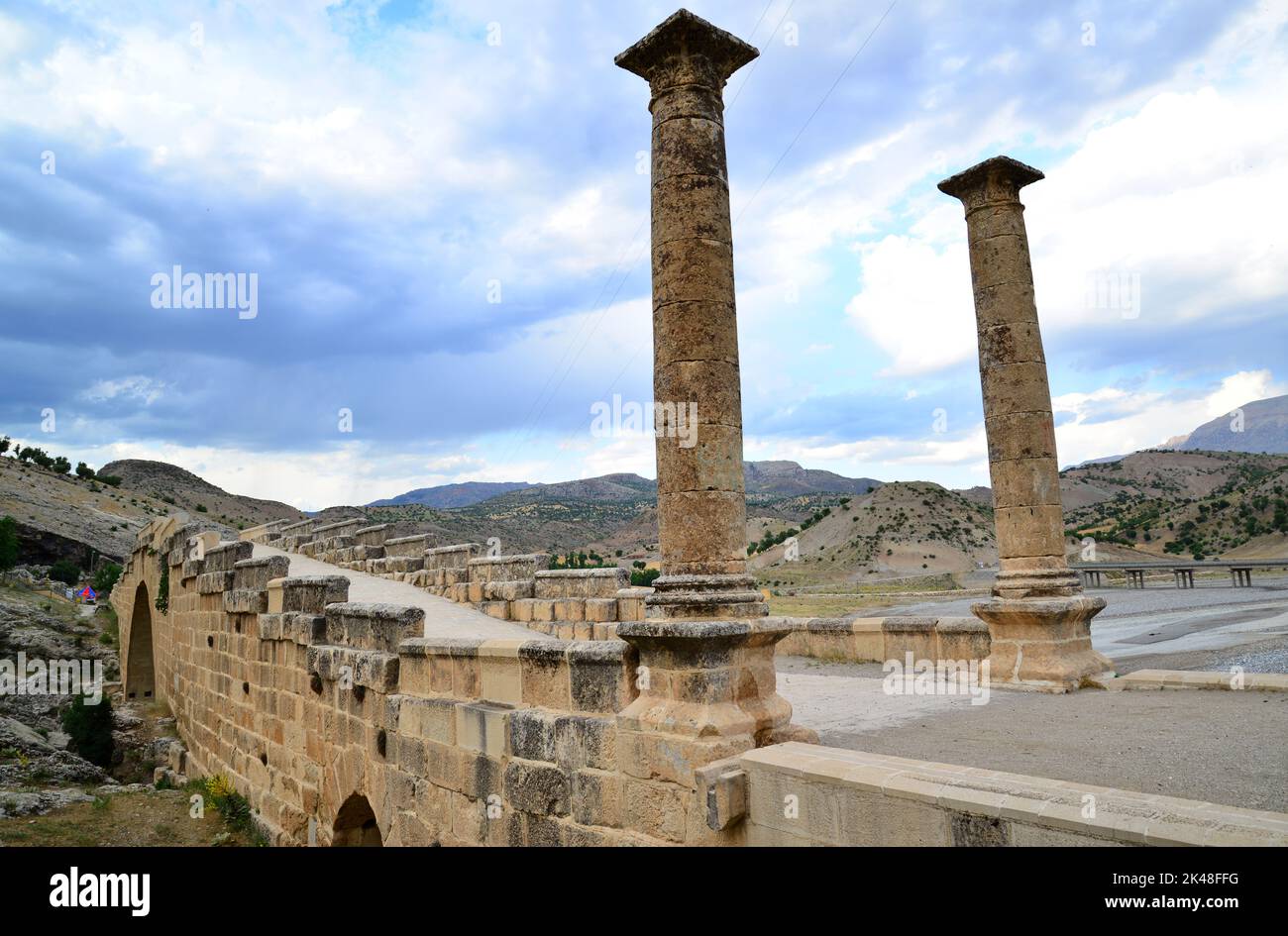 Cendere Bridge is an old structure located in Kahta district of ...