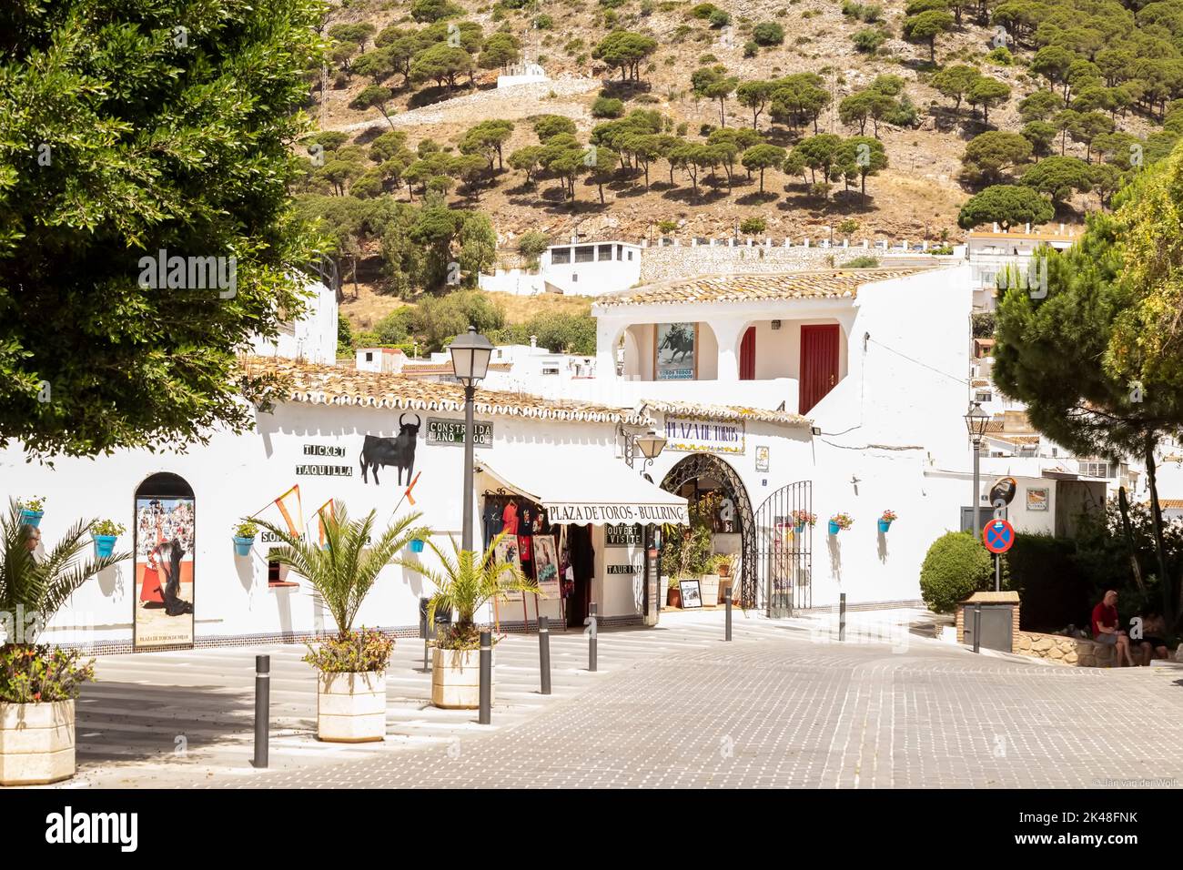 Plaza de Toros de Mijas - The bullring of Mijas in the south of Spain ...