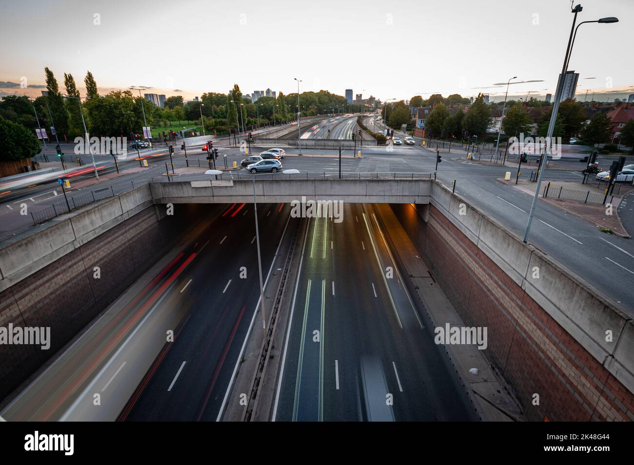 Cars on the A13, London Stock Photo - Alamy