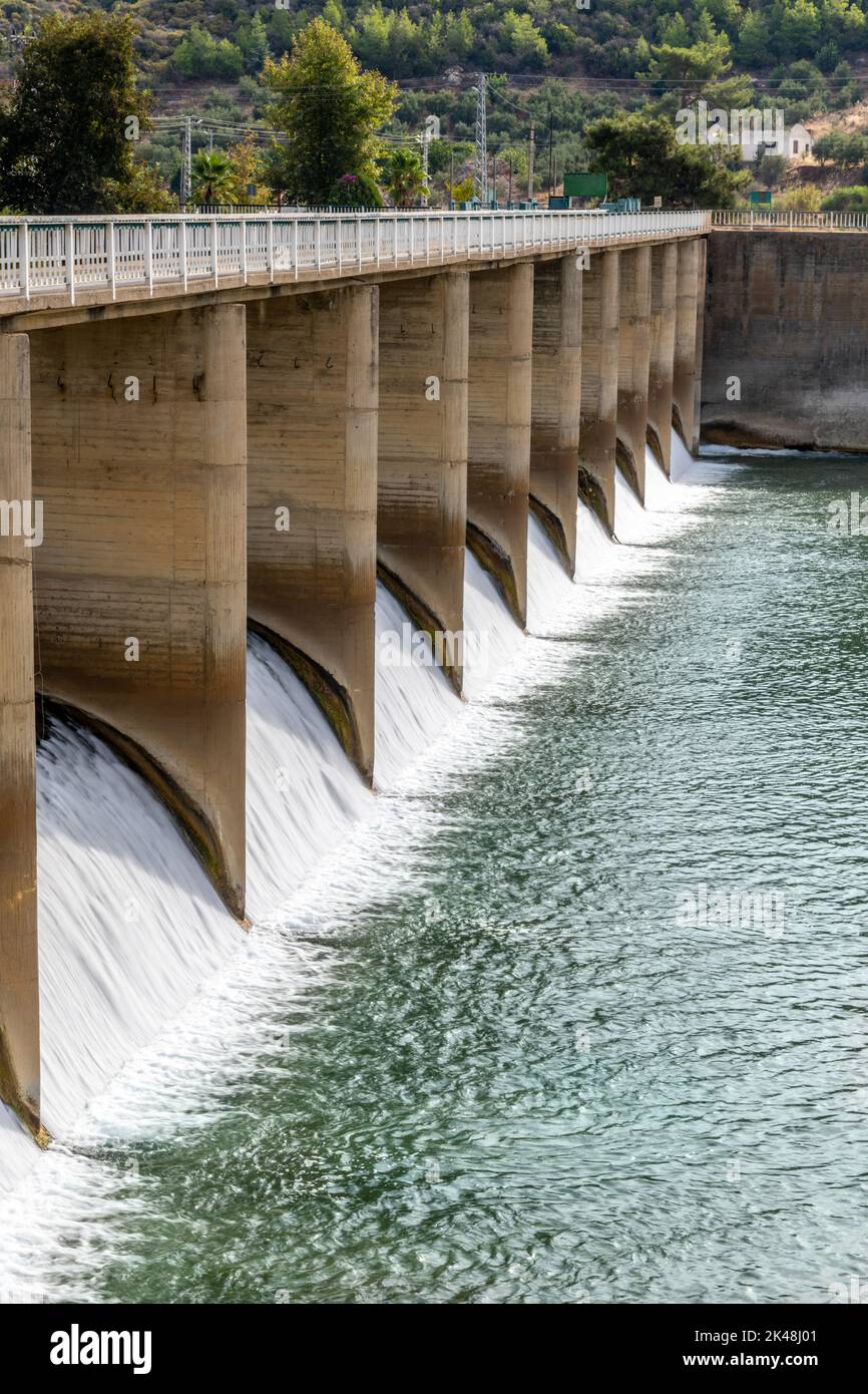 water released from hydroelectric power station Stock Photo - Alamy