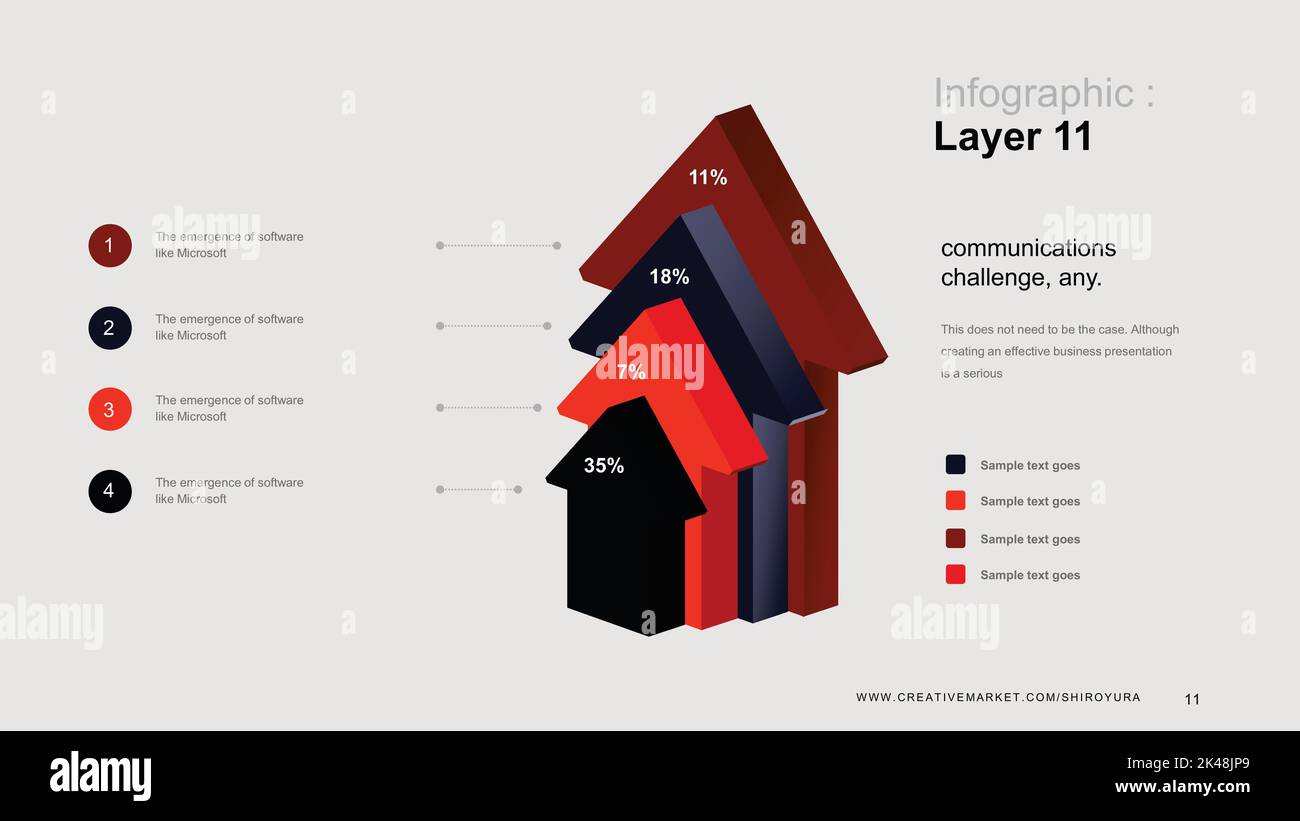 Layer infographic hi-res stock photography and images - Alamy