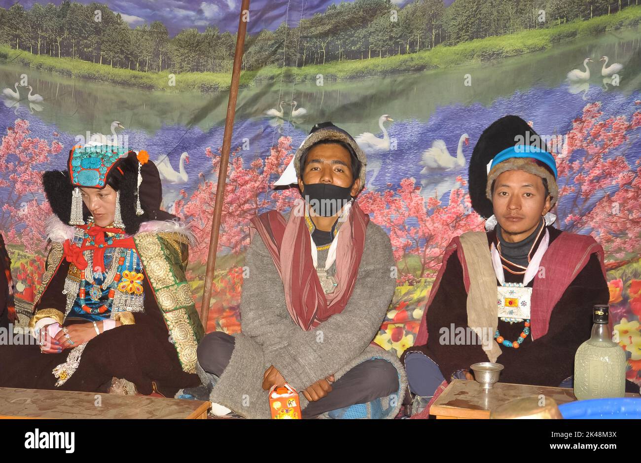 Padum, Zanskar, Kargil - District, Ladakh, India - 07 19 2022: Ladakhi ...