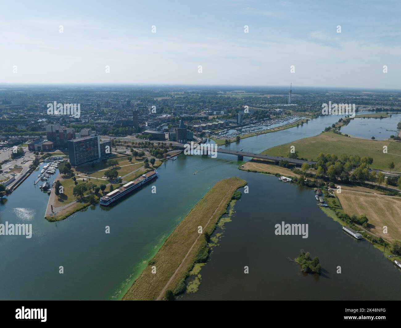 Roermond skyline city along meuse hi-res stock photography and images ...