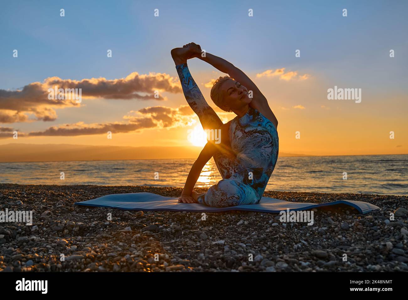 Yoga Beach Sunrise