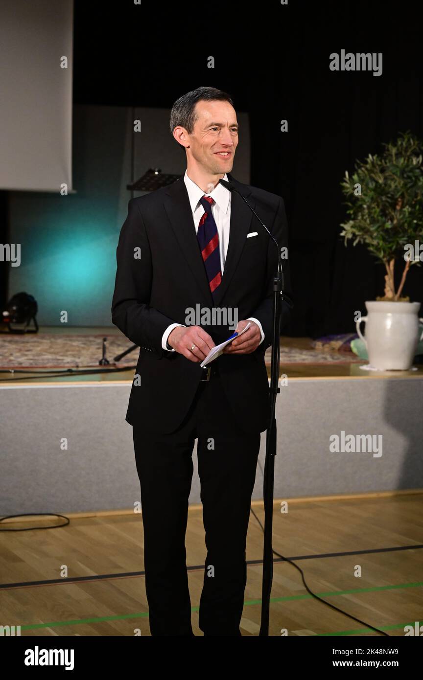 Philip Kiril Prinz von Preußen bei dem Vortrag "Leben als Königskind ...