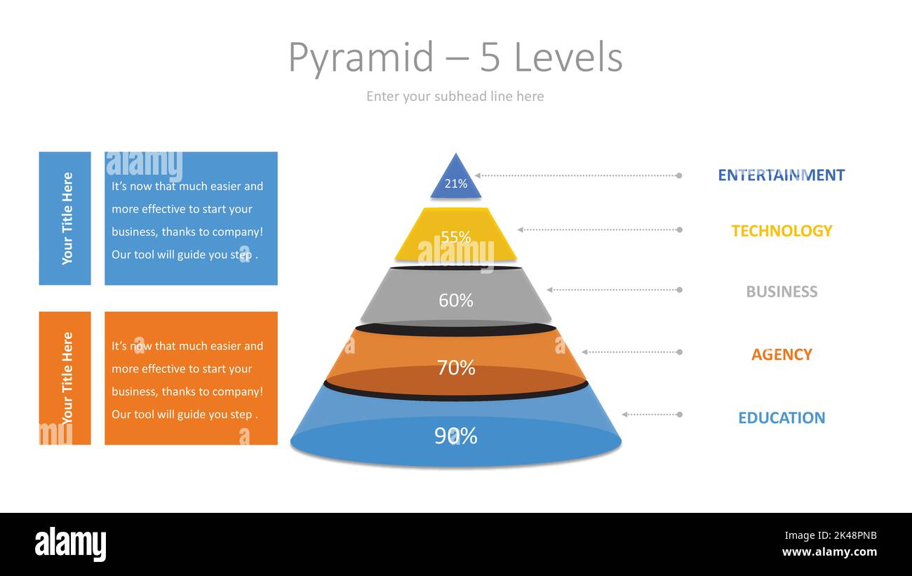 Pyramid infographic vector hi-res stock photography and images - Alamy