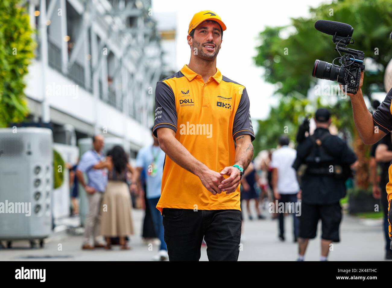 Singapore. 1st October, 2022. RICCIARDO Daniel (aus), McLaren F1 Team ...