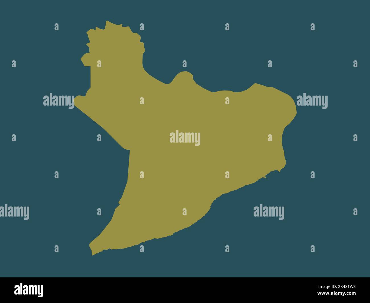 Map of santo domingo distrito nacional hi-res stock photography and ...