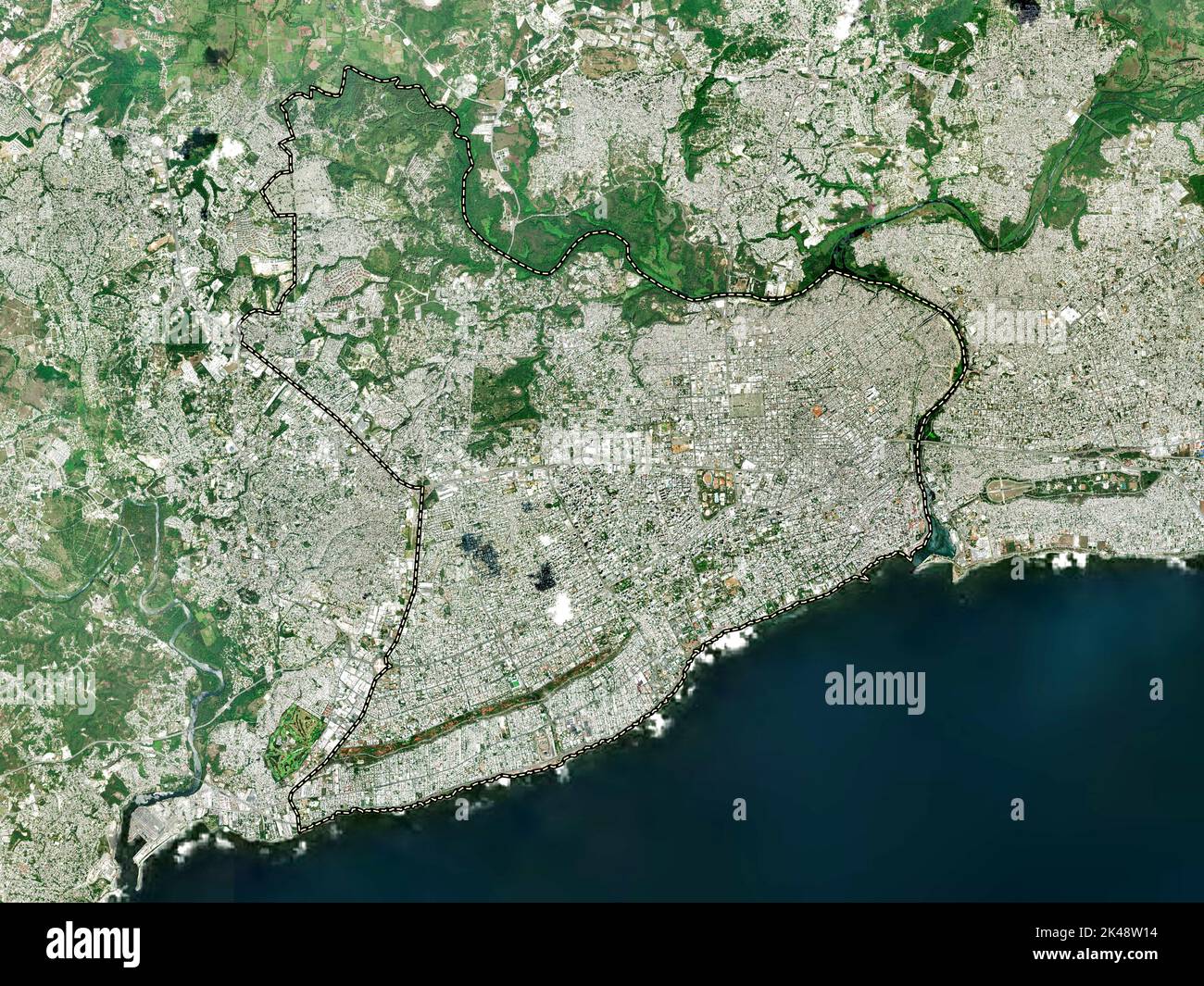 Distrito Nacional, national district of Dominican Republic. High ...