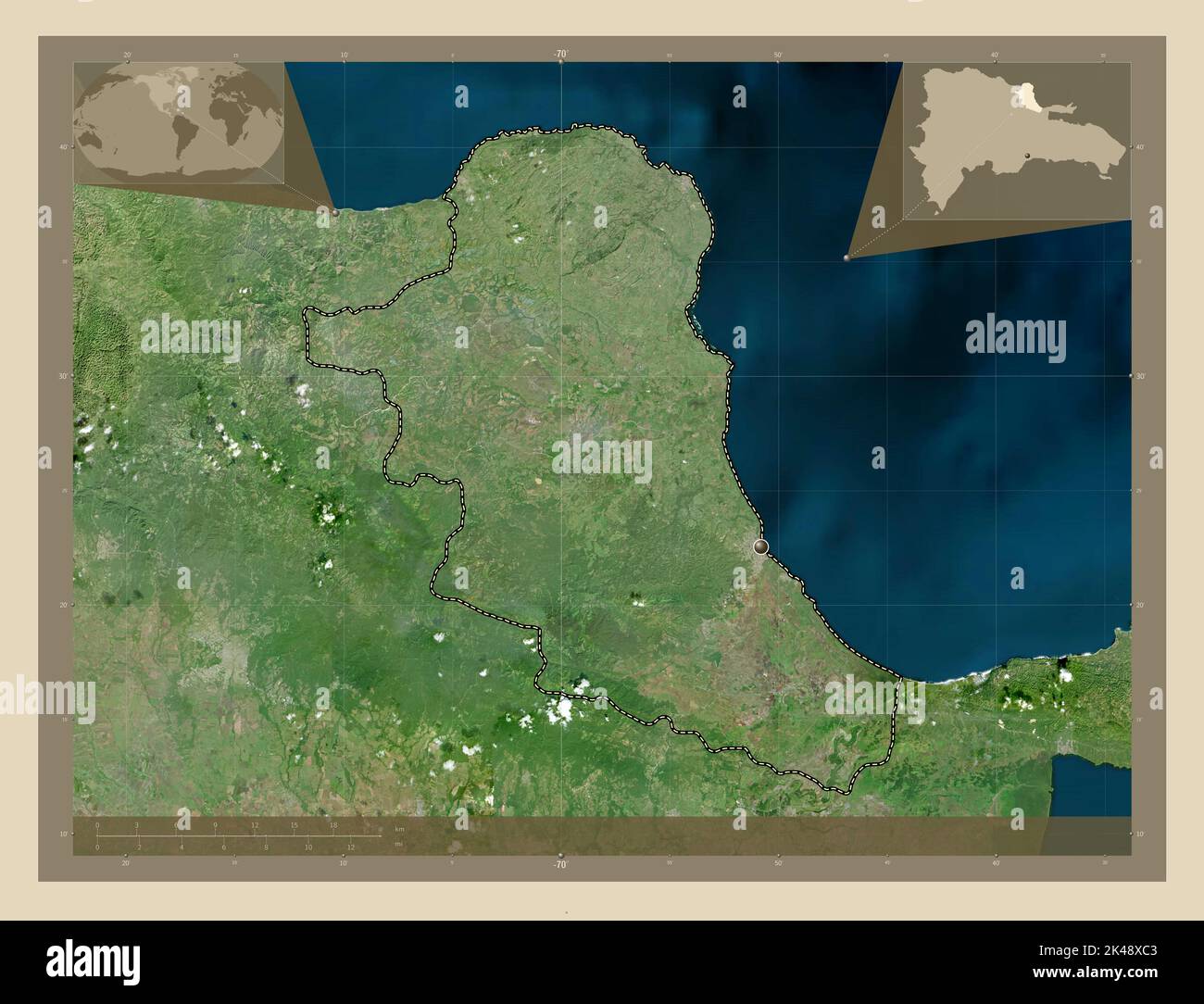 Maria Trinidad Sanchez, province of Dominican Republic. High resolution ...