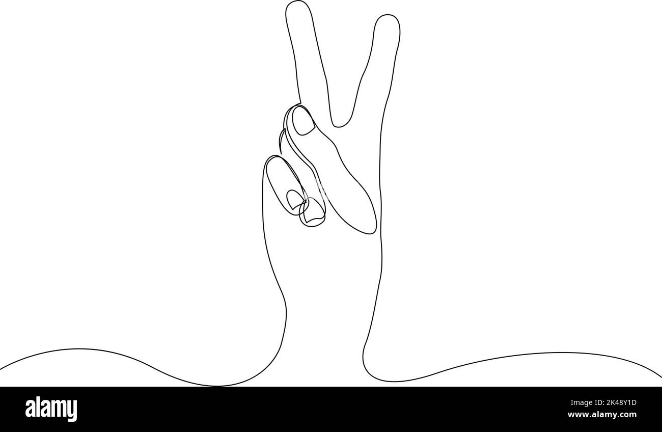 With raised fingers Black and White Stock Photos & Images - Alamy