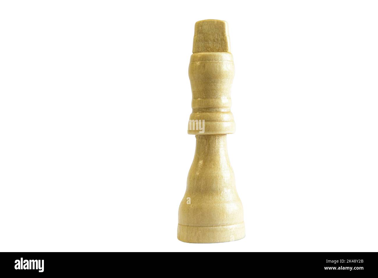 Chess piece white king Cut Out Stock Images & Pictures - Alamy