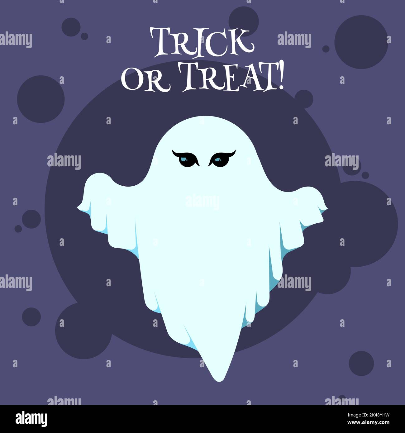 Vector illustration with cute hand drawn ghosts and lettering Boo ...