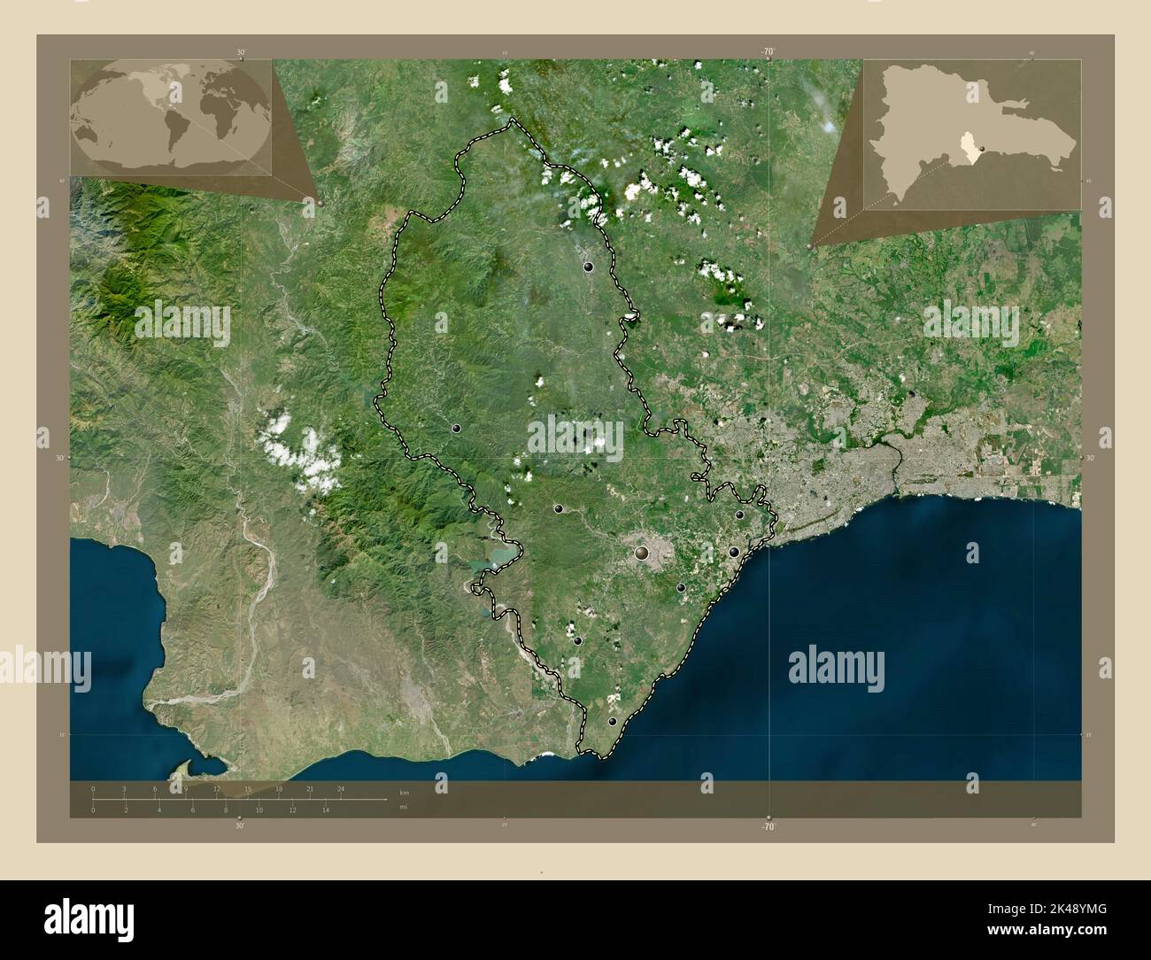 San Cristobal, province of Dominican Republic. High resolution ...