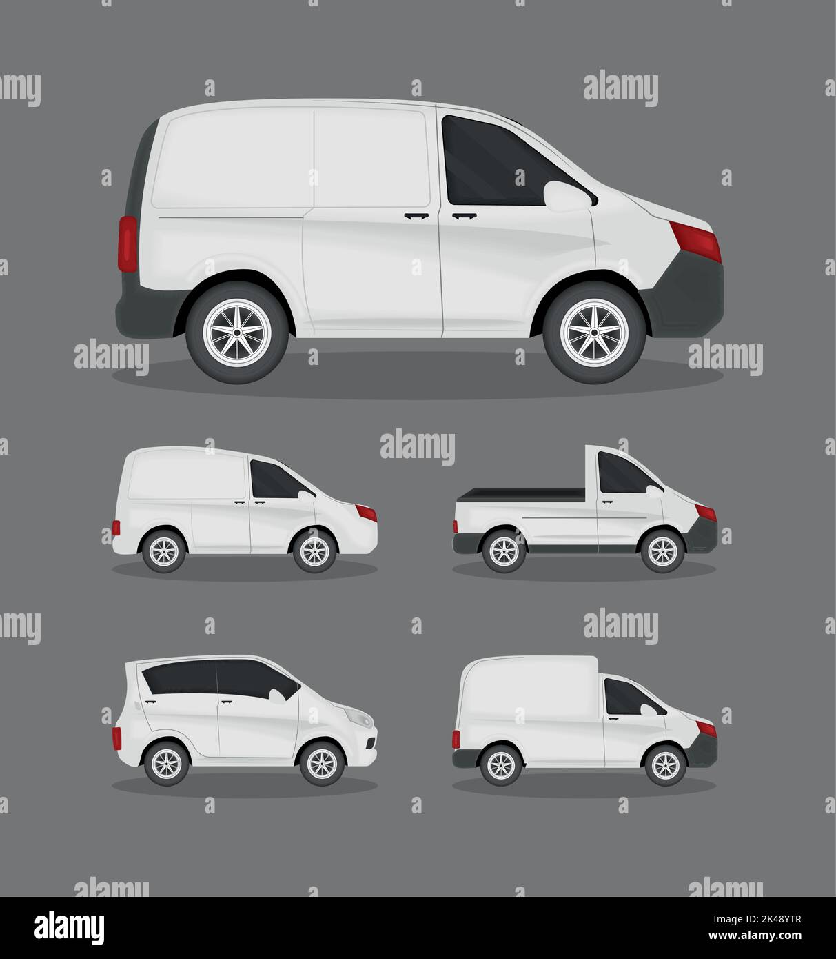 Realistic model cars Stock Vector Images - Alamy