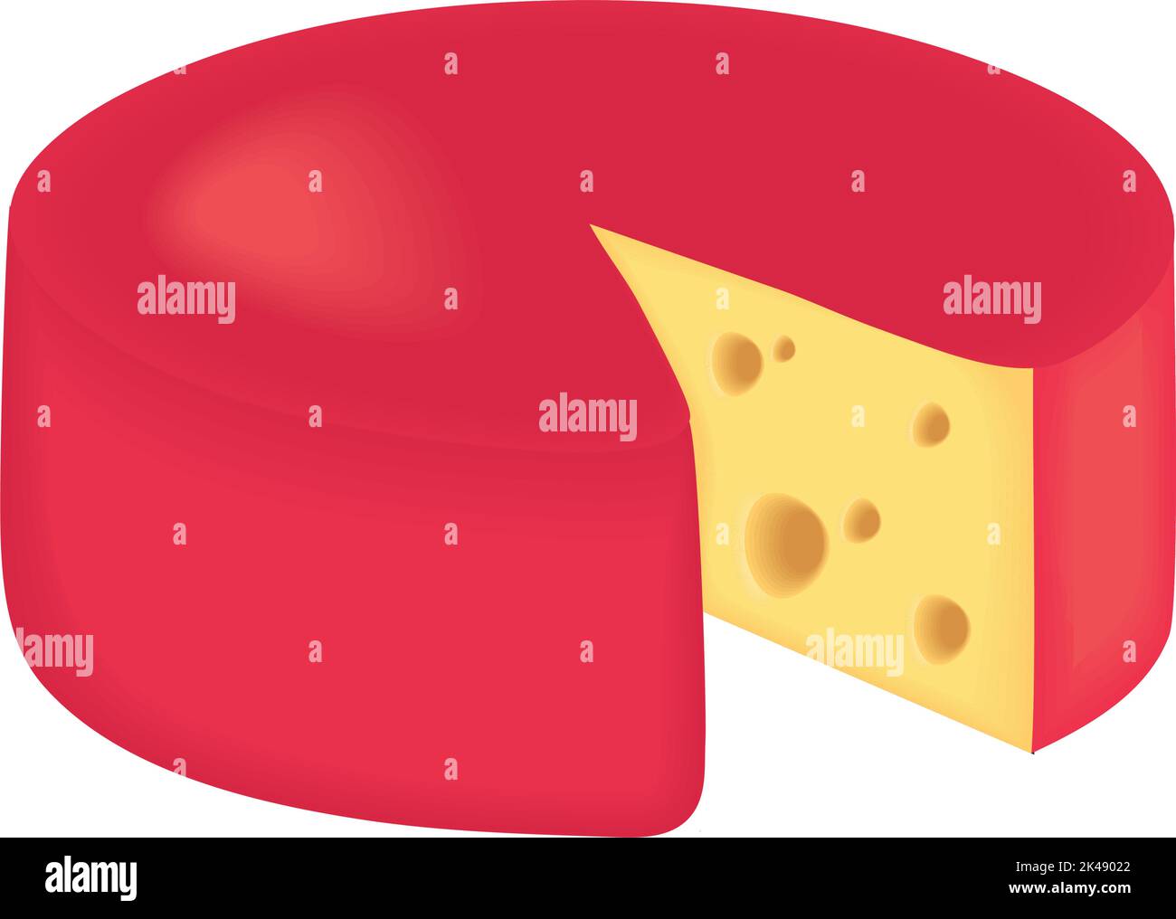 dutch cheese realistic icon Stock Vector Image & Art - Alamy