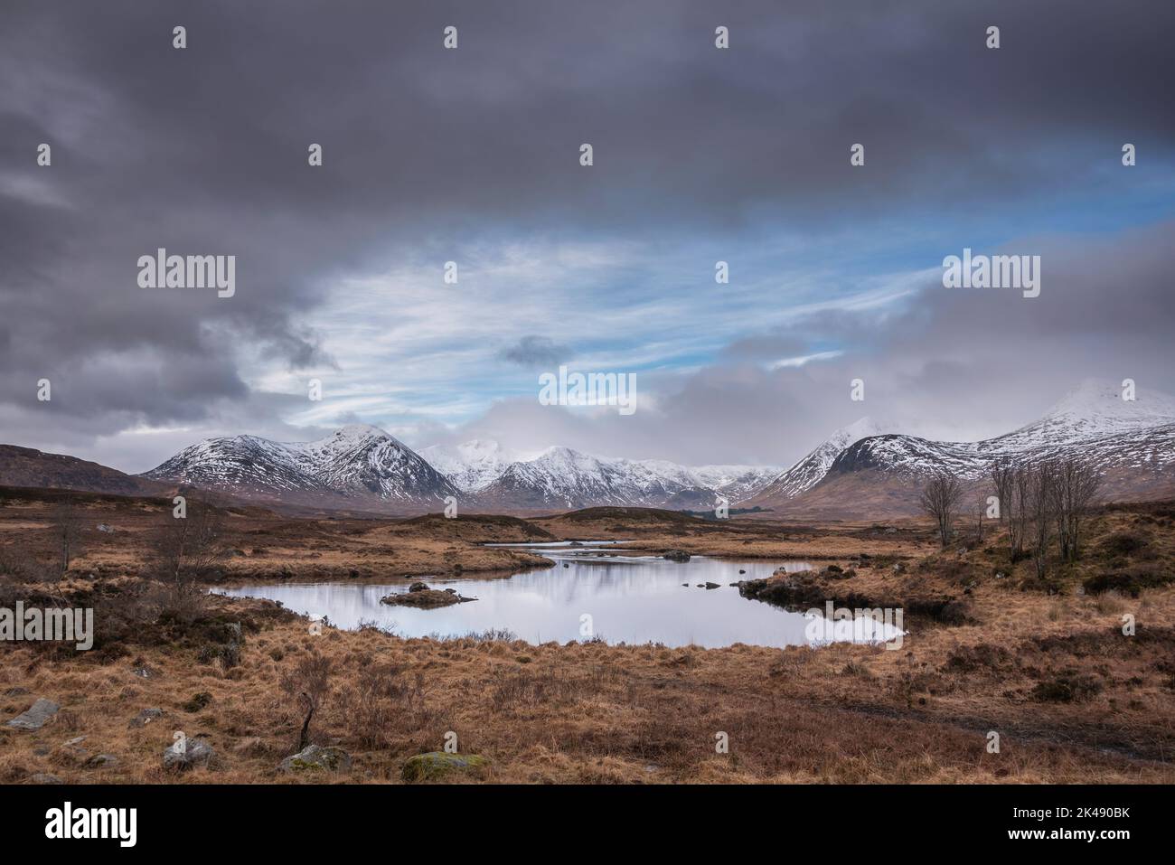 Stunning Winter panorama landscape image of mountain range viewed from ...
