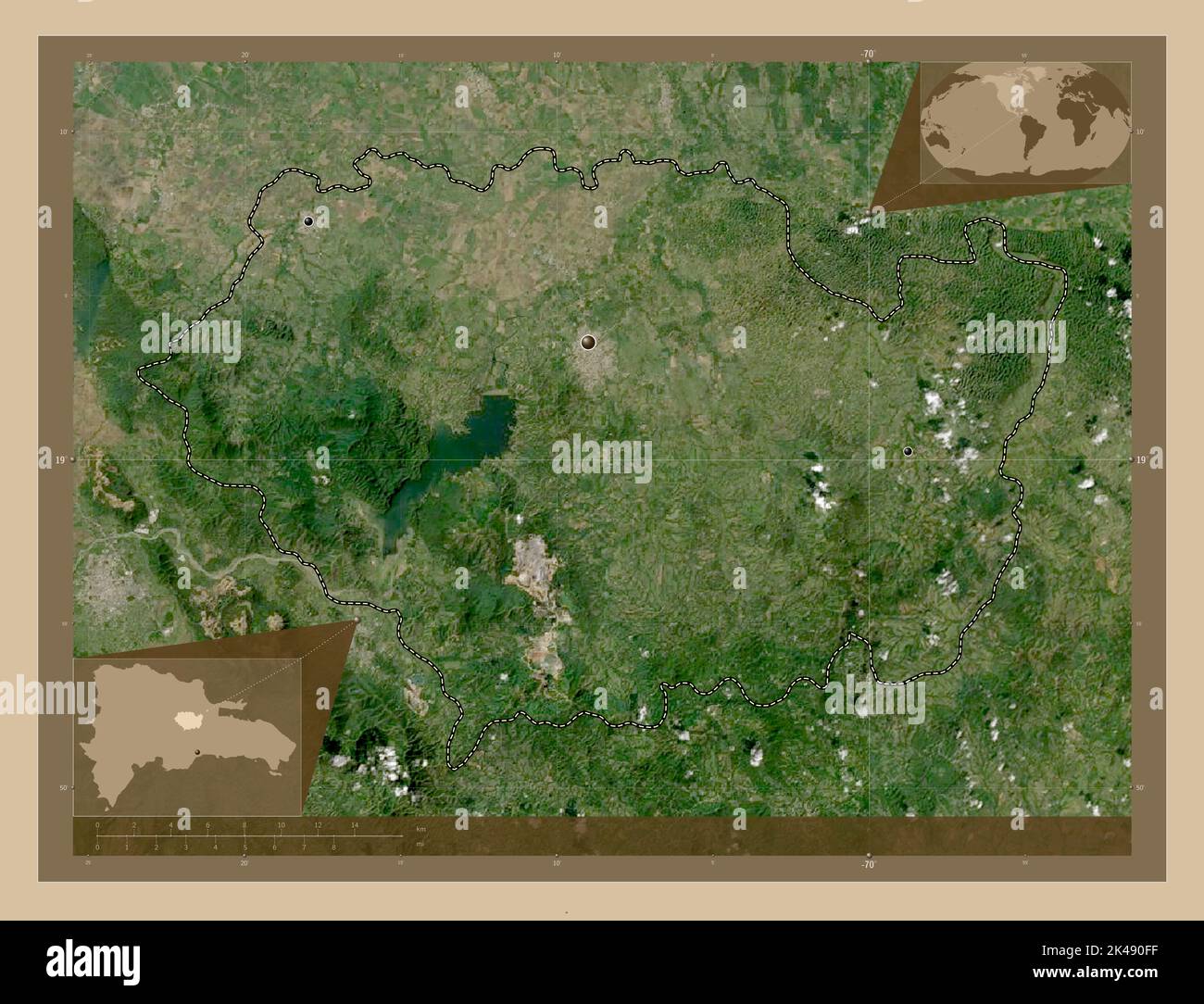 Sanchez Ramirez, province of Dominican Republic. Low resolution ...