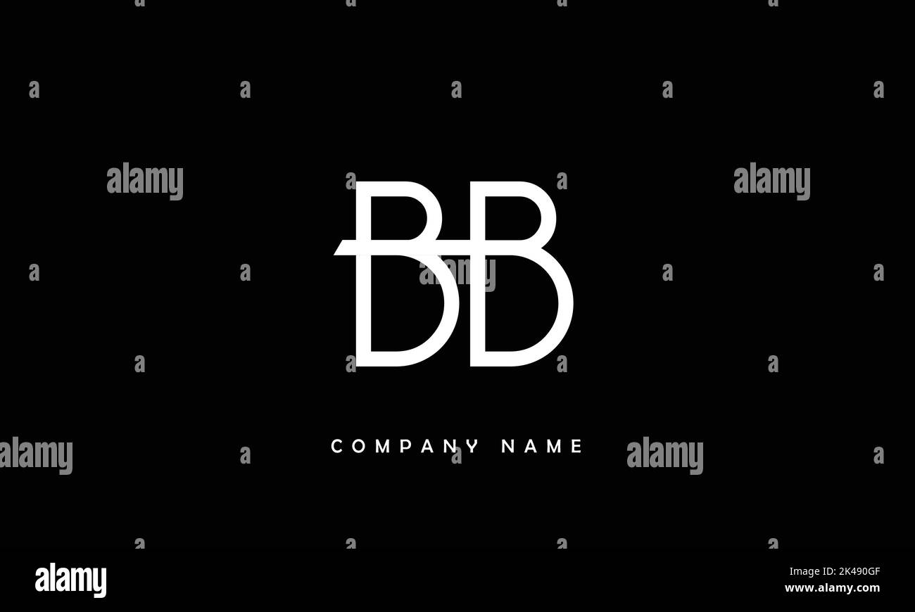 BB Abstract Letters Logo Monogram Stock Vector Image & Art - Alamy