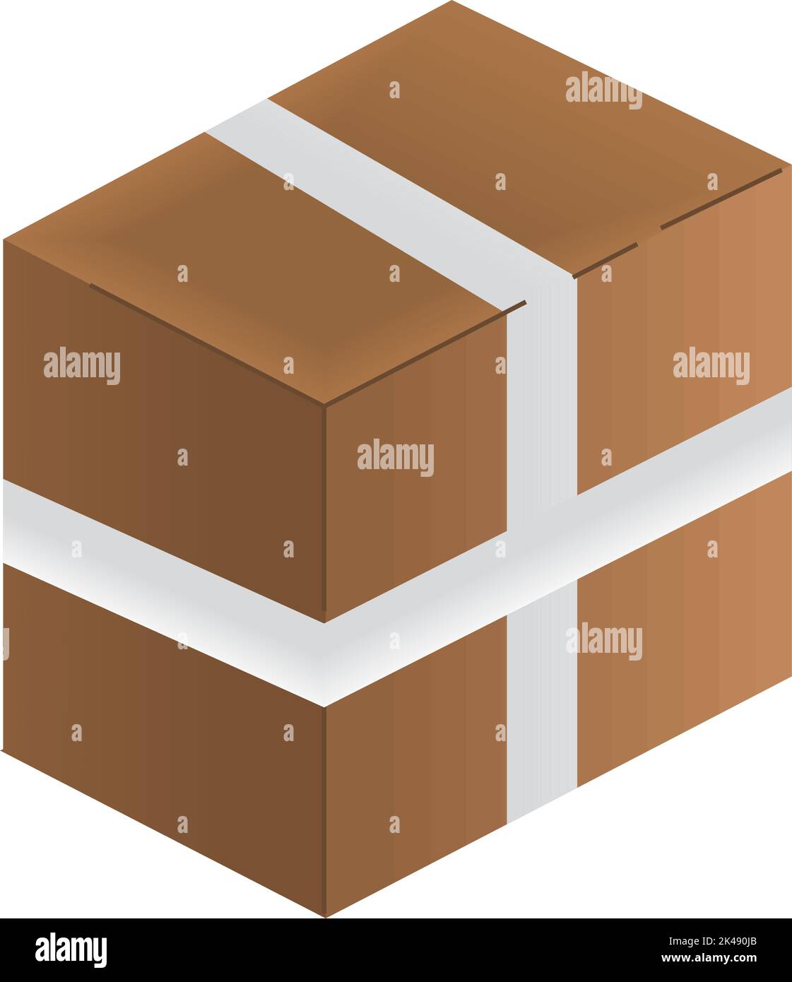 wrapped box eco packaging Stock Vector Image & Art - Alamy