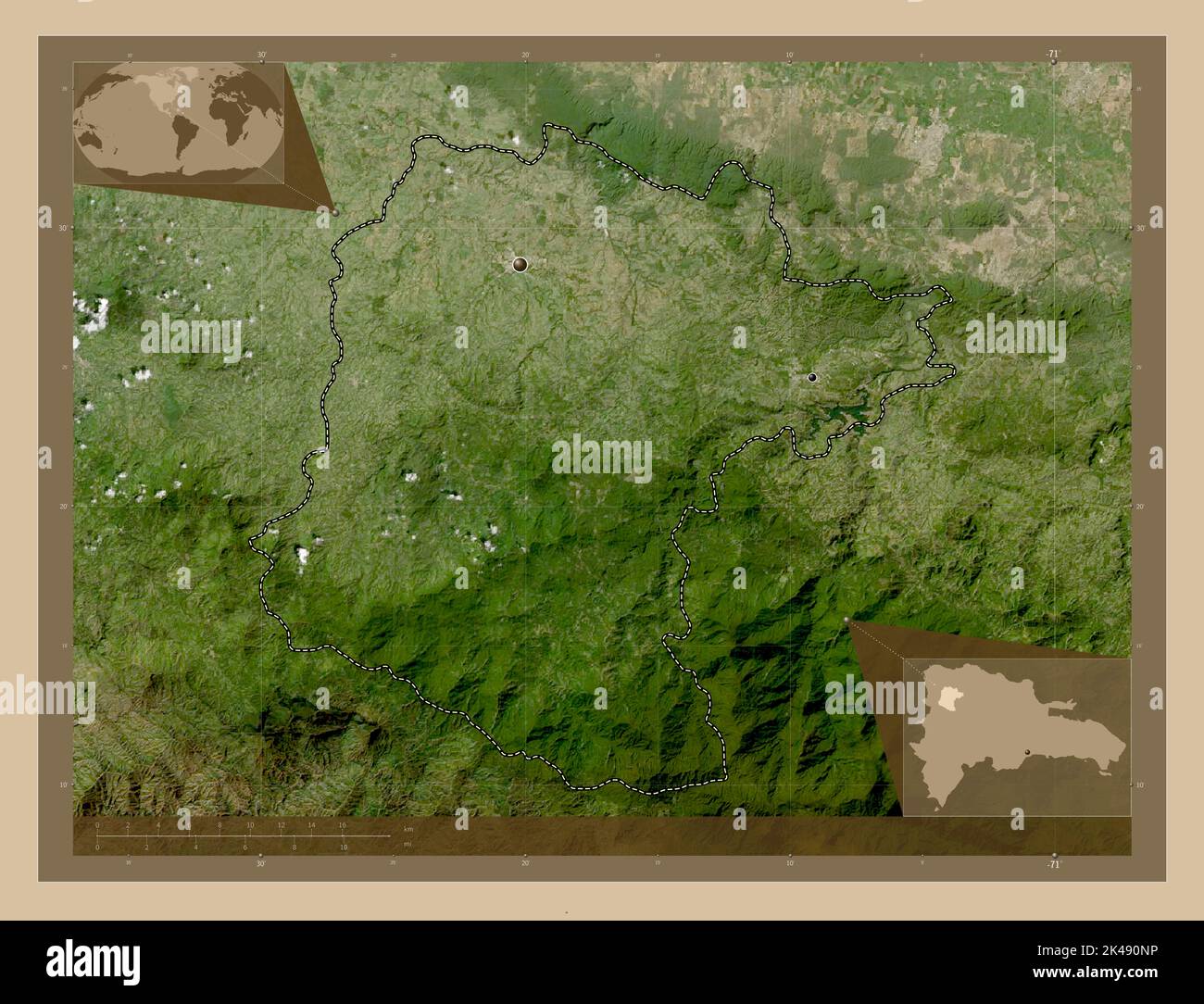 Santiago Rodriguez, province of Dominican Republic. Low resolution ...