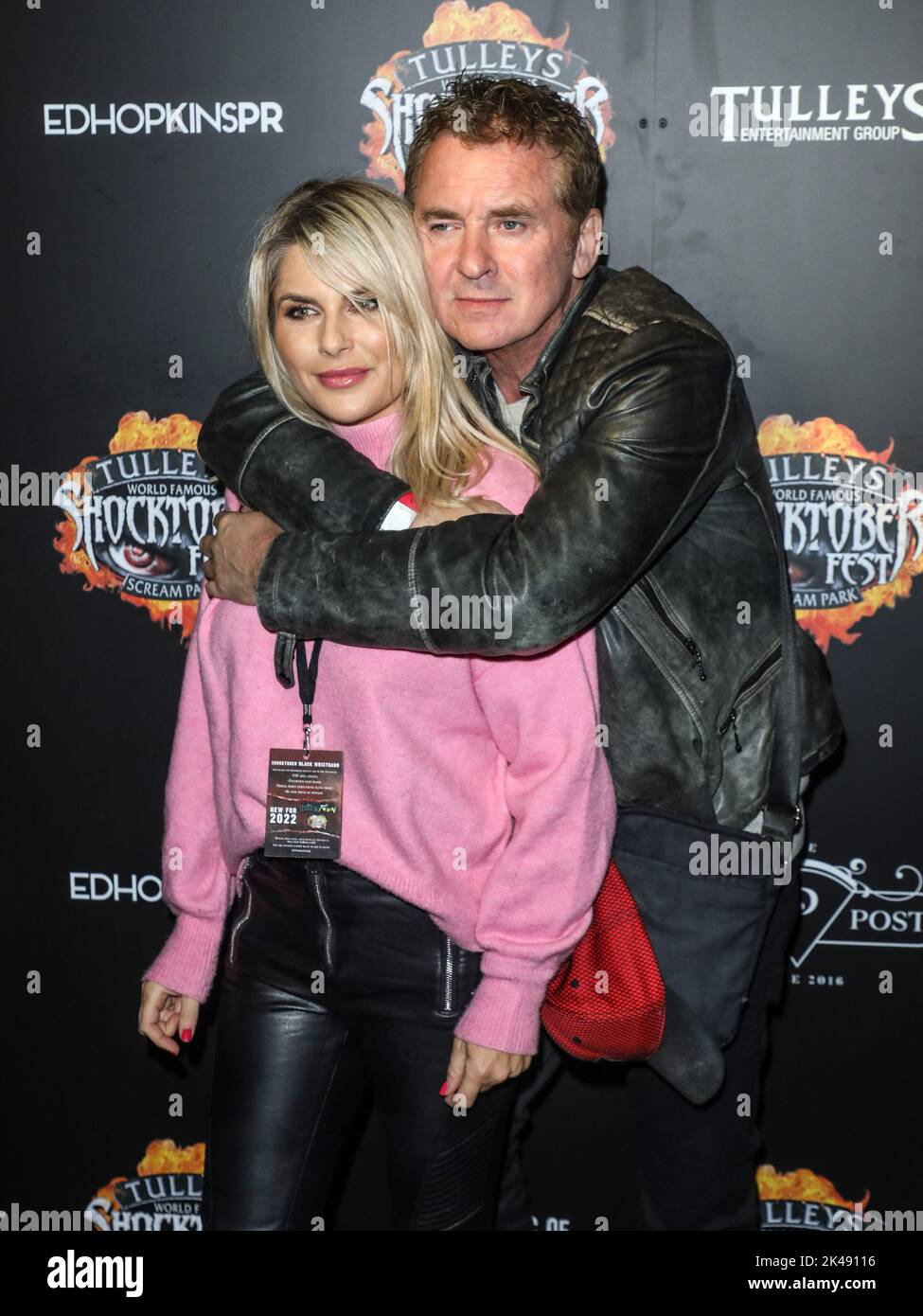 Christie Goddard and Shane Richie seen attending the opening night of ...