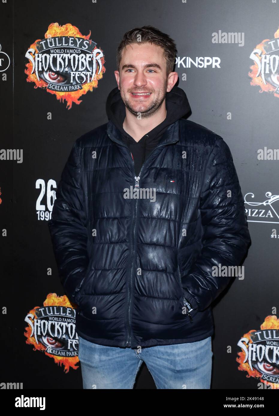 Tony Clay seen attending the opening night of Tulley's Shocktober Fest ...