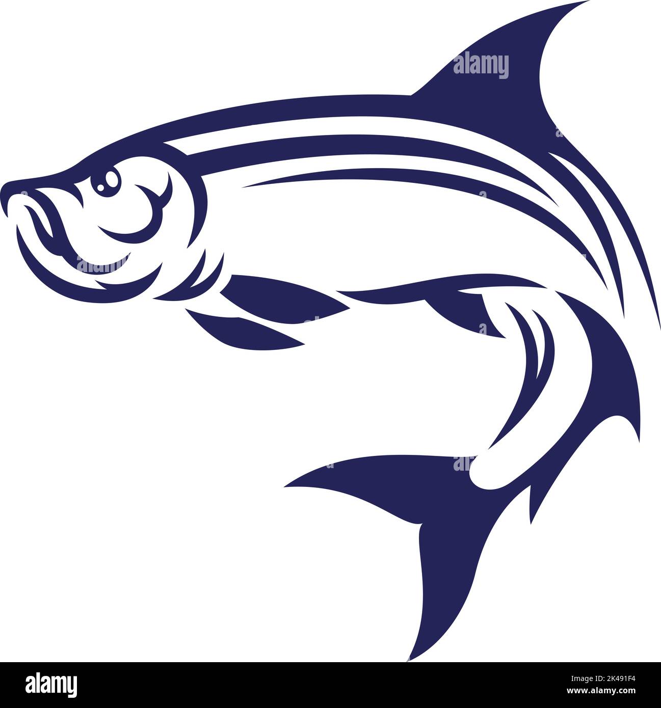 Tarpon design Stock Vector Images - Alamy
